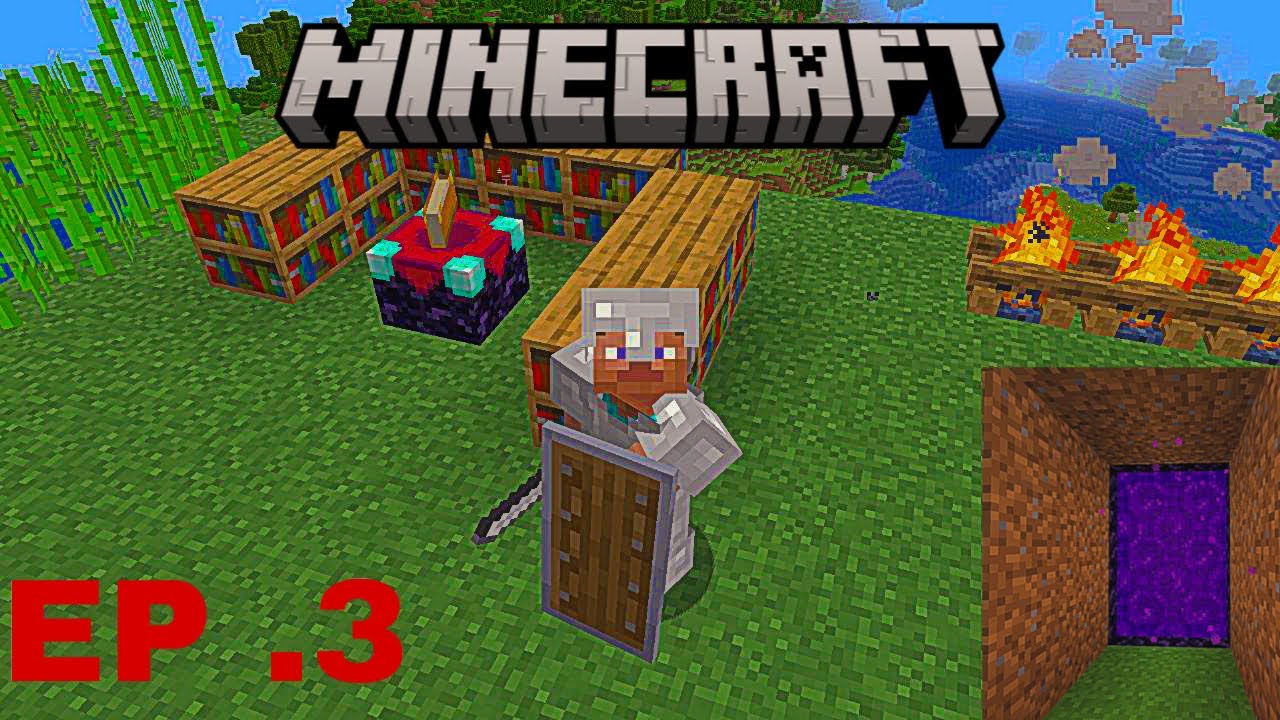 MINECRAFT EP .3 MINANDO, EXPLORANDO Y CREANDO NUEVAS COSAS// VENDRAN ...