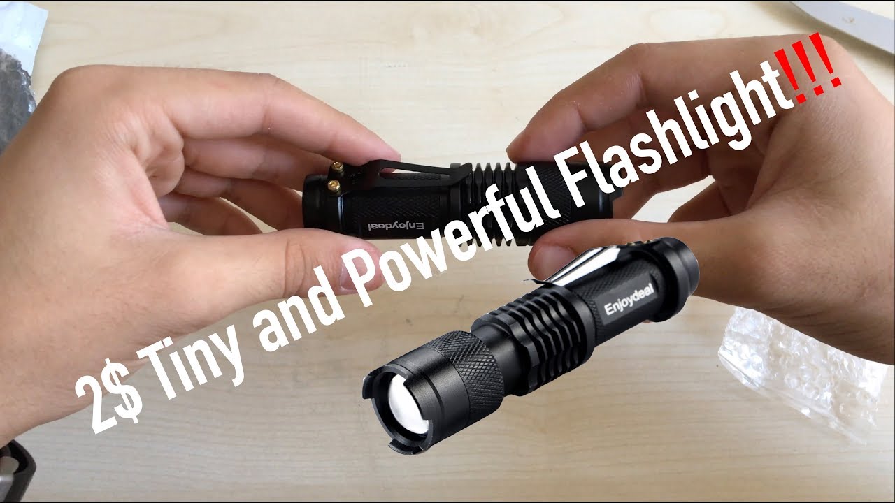 2$ Powerful Tiny Flashlight From Aliexpress [4K] - YouTube
