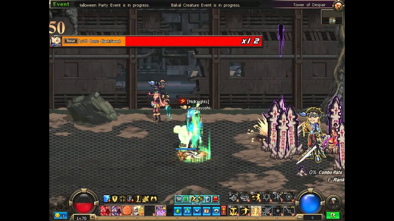 DFO battle crusader solos tower of despair floor 50 - YouTube