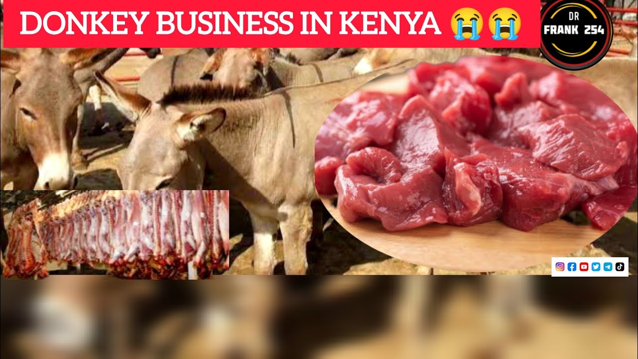 DONKEY MEAT IN KENYA MARKET😋😋 - YouTube