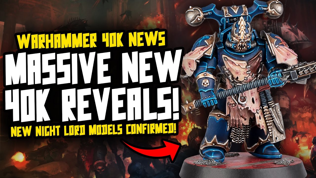 MASSIVE 40K REVEALS! New Asmodai! New Night Lords! Emperors Children ...