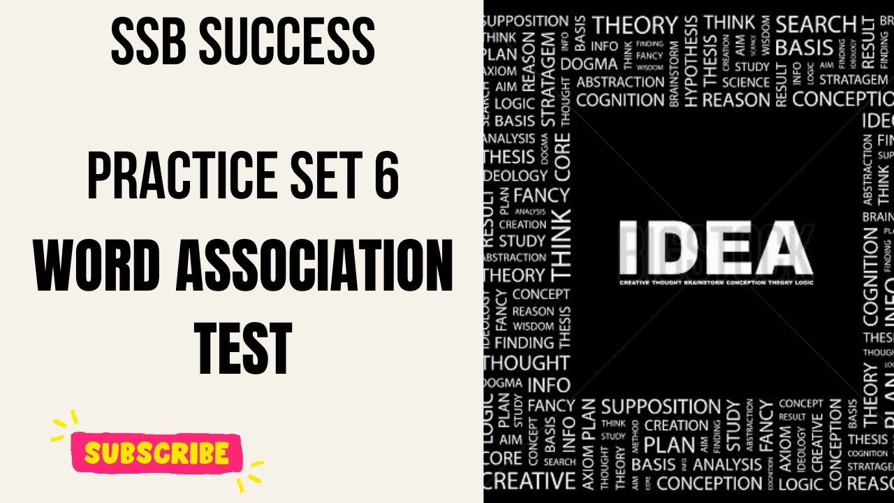Word Association Test Practice Set-6| WAT | WAT Practice | SSB ...