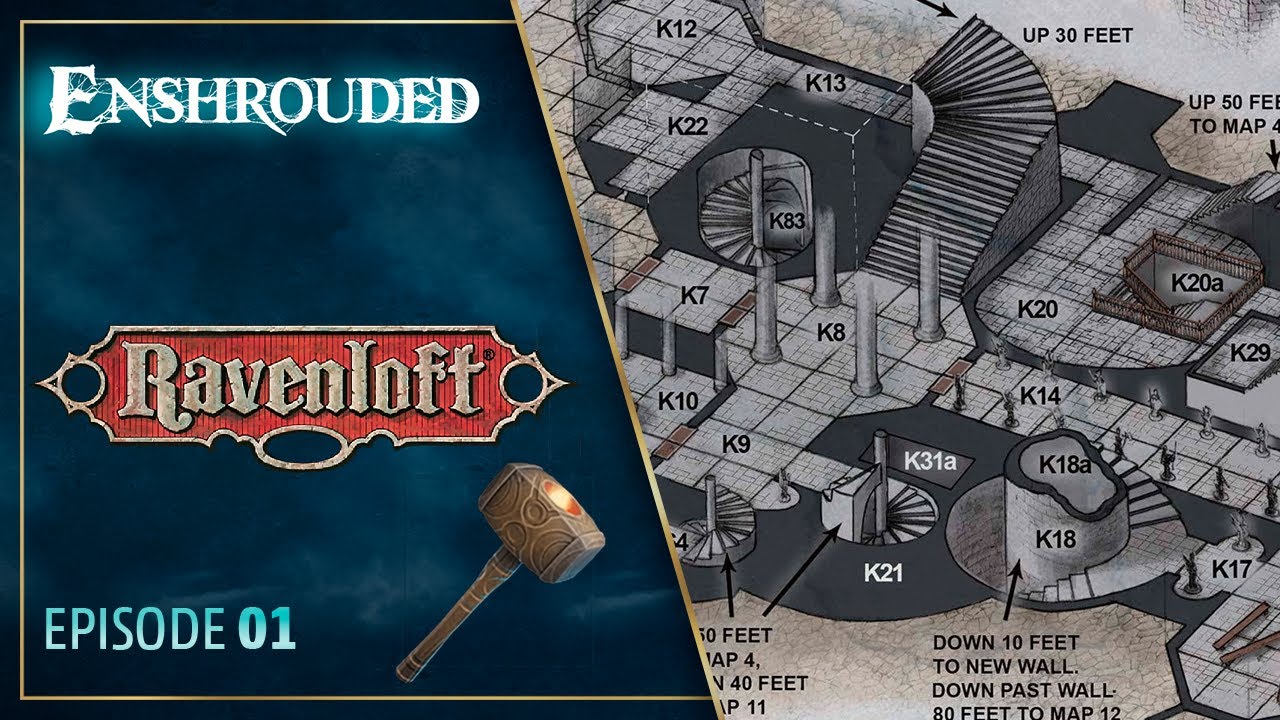 Enshrouded: Castle Ravenloft build EP1: Floor 1 - YouTube