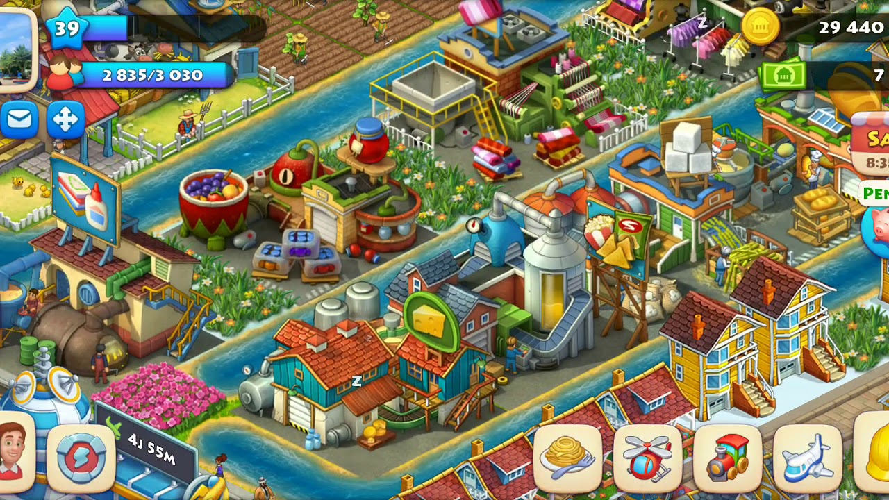 Games township level 39 - YouTube
