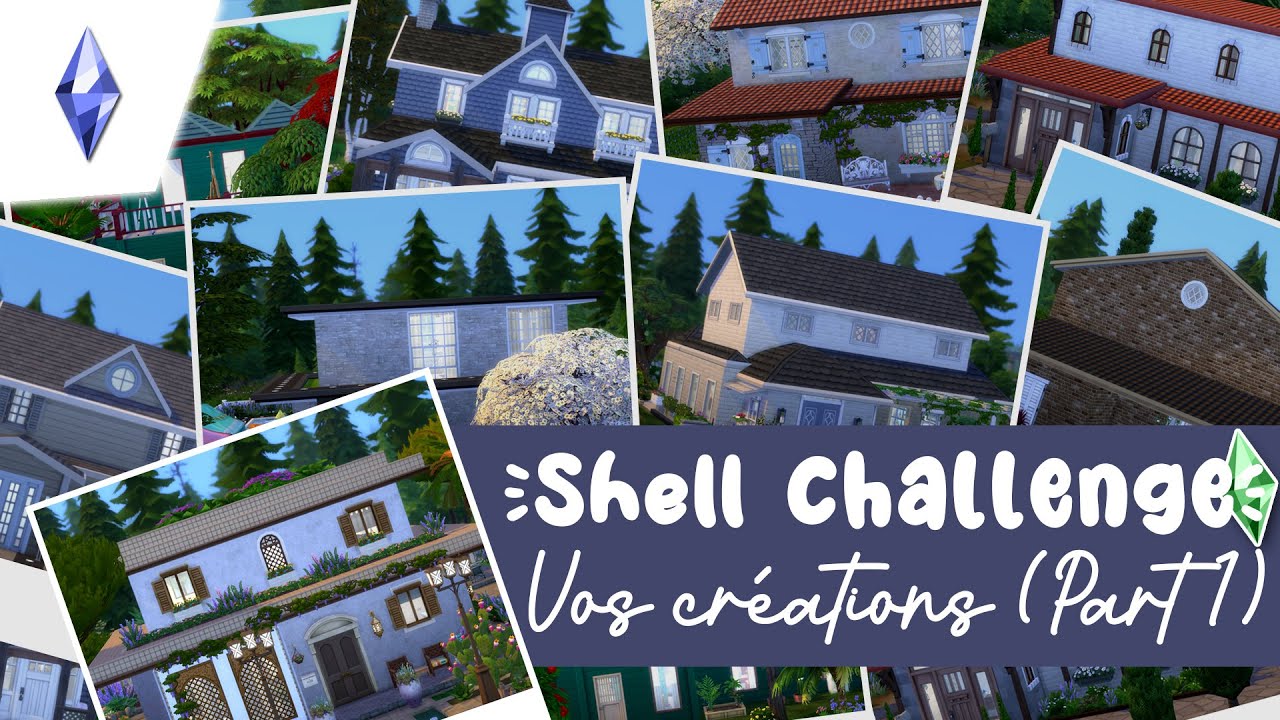 LIVE 🔴 Shell Challenge Sims 4 🏡🏗 Vos créations (partie 1) - YouTube