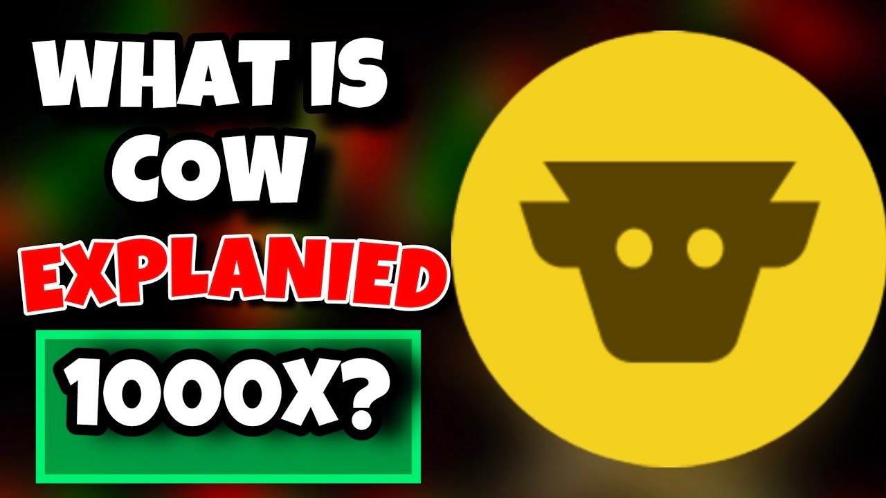 What Is Crypto COW Simplified For Beginners - YouTube