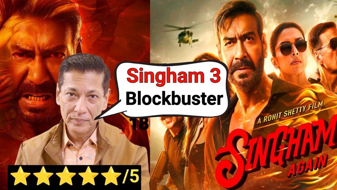 Singham Again Review by Taran Adarsh l Singham Again Review l Singham 3 ...