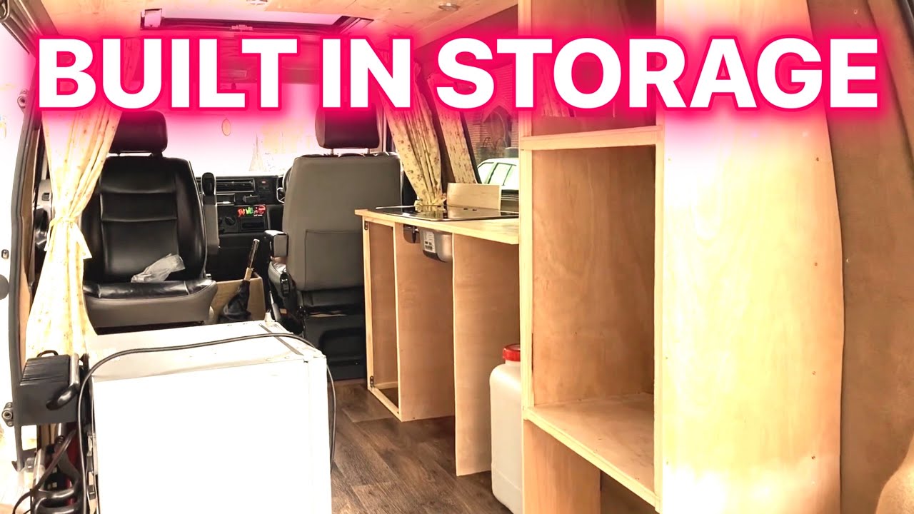 Installing VW T4 Camper Cabinets & Laminate Floor (Cheap but Solid ...