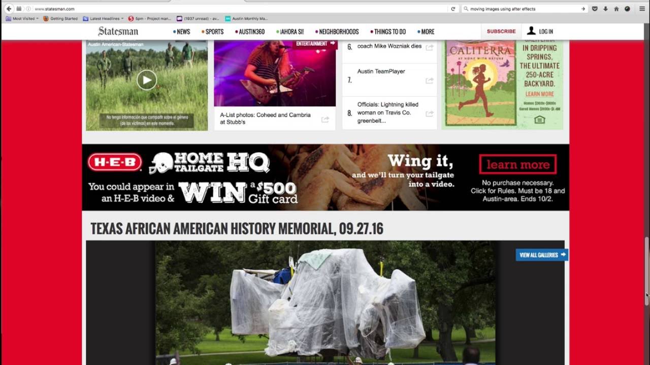 heb home tailgate hq digi display - YouTube