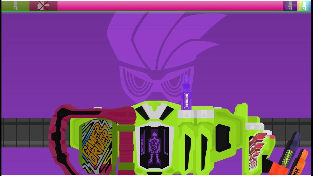 [Flash] Kamen Rider Genm Gamer Driver #5 - YouTube