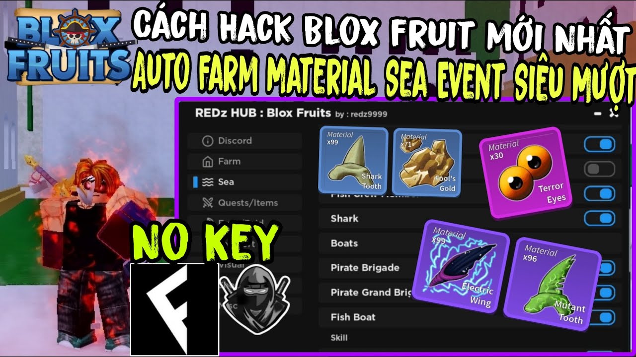 Cách Hack Blox Fruit Update 21 Mới Nhất Hướng Dẫn Auto Sea Event Farm Material Siêu Mượt ...
