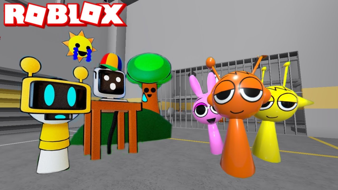 Sprunki Fun Bot Playing Sprunki Prison Run Obby | ROBLOX | Incredibox ...