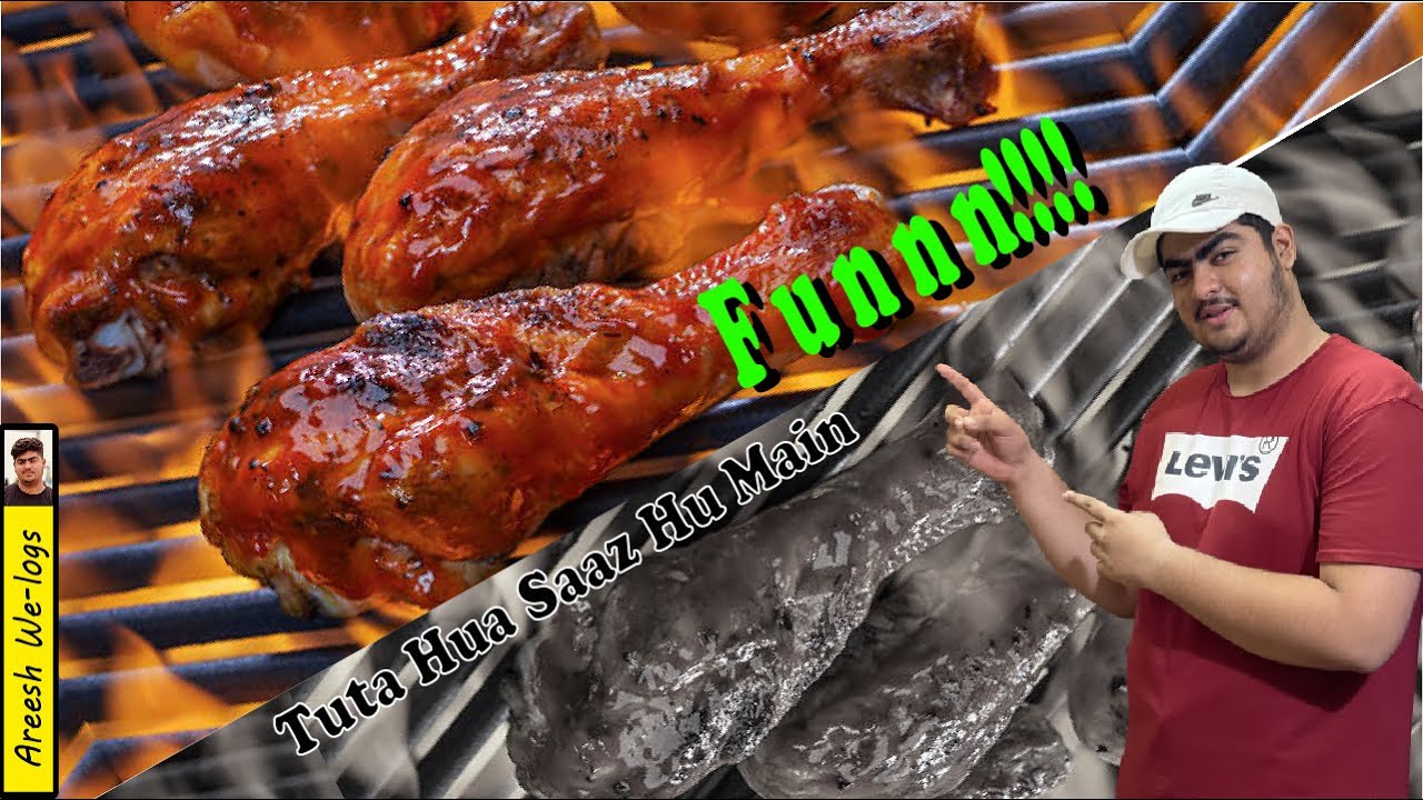 BBQ scenes with FRIENDS 😜😜| + TUTA HUHA SAAZ | BUTH MAZA AYA 👍👍| vlog # 14| - YouTube