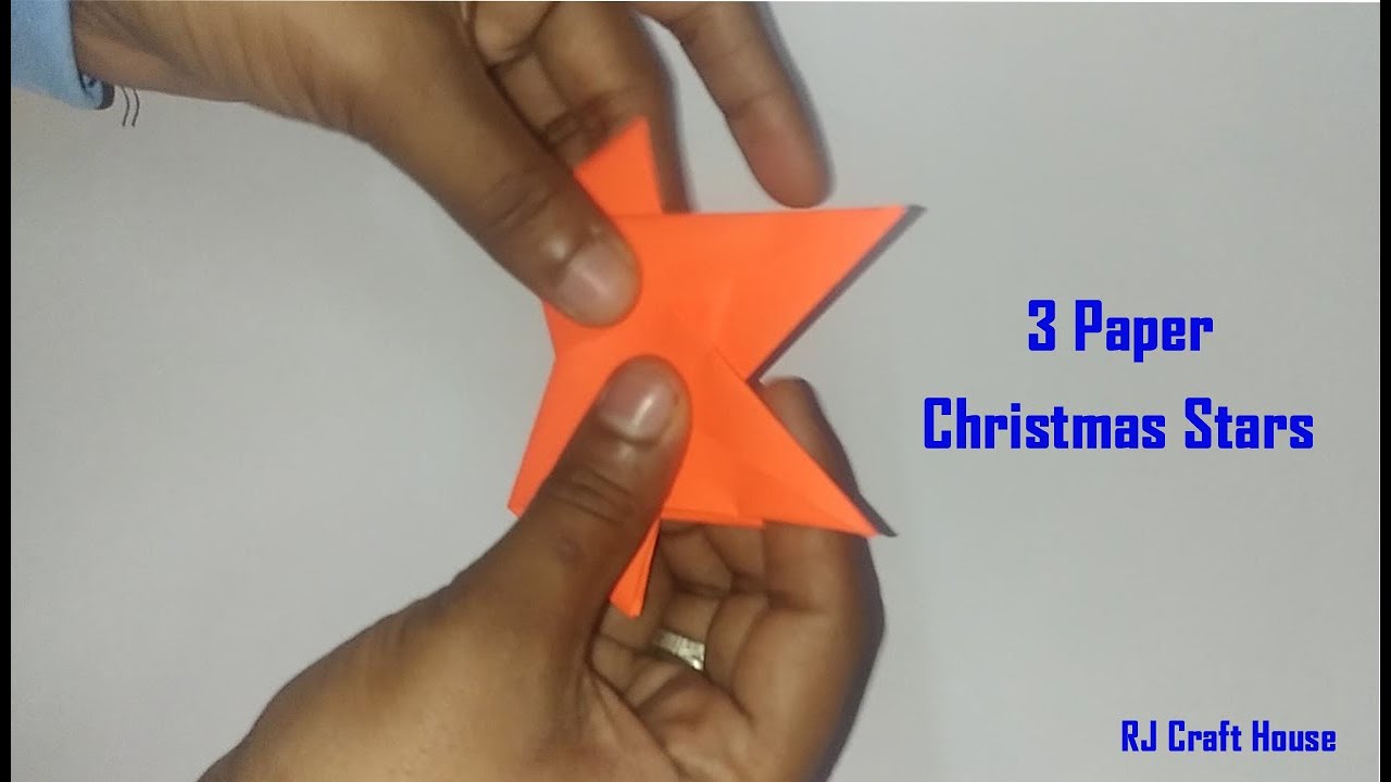 How to make Christmas Stars | Diy Christmas Star | Origmai Stars | Diy ...