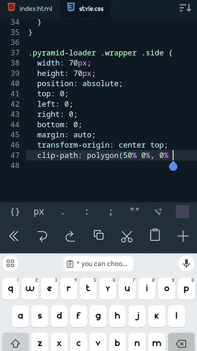 How To Make Pyramid Using Html And Css Html And Css Tutorial Shorts
