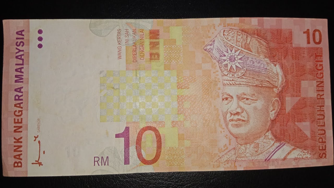 Ringgit Malaysia Duit Kertas RM10 Siri ke 8 tahun 1996 - 1998 Tan Sri ...