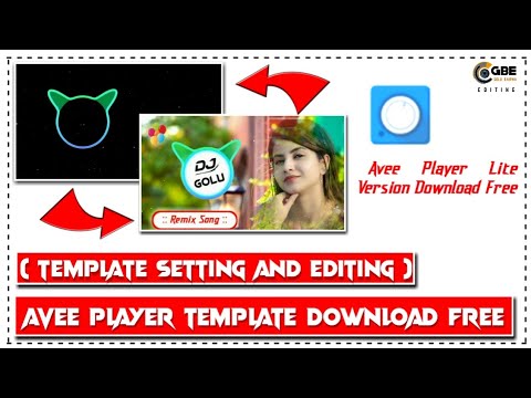 Avee Player Template Download || Avee Player || Avee Player Editing || Avee Player Download