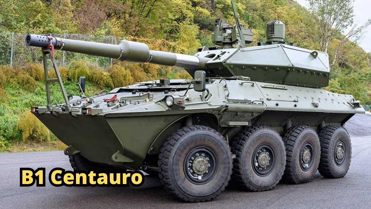 Centauro B1 Tank destroyer - YouTube