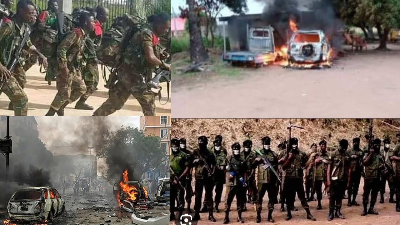OKIGWE ON F1RE AS BIAFRA LIBERATION ARMY STORMS TOWN - YouTube