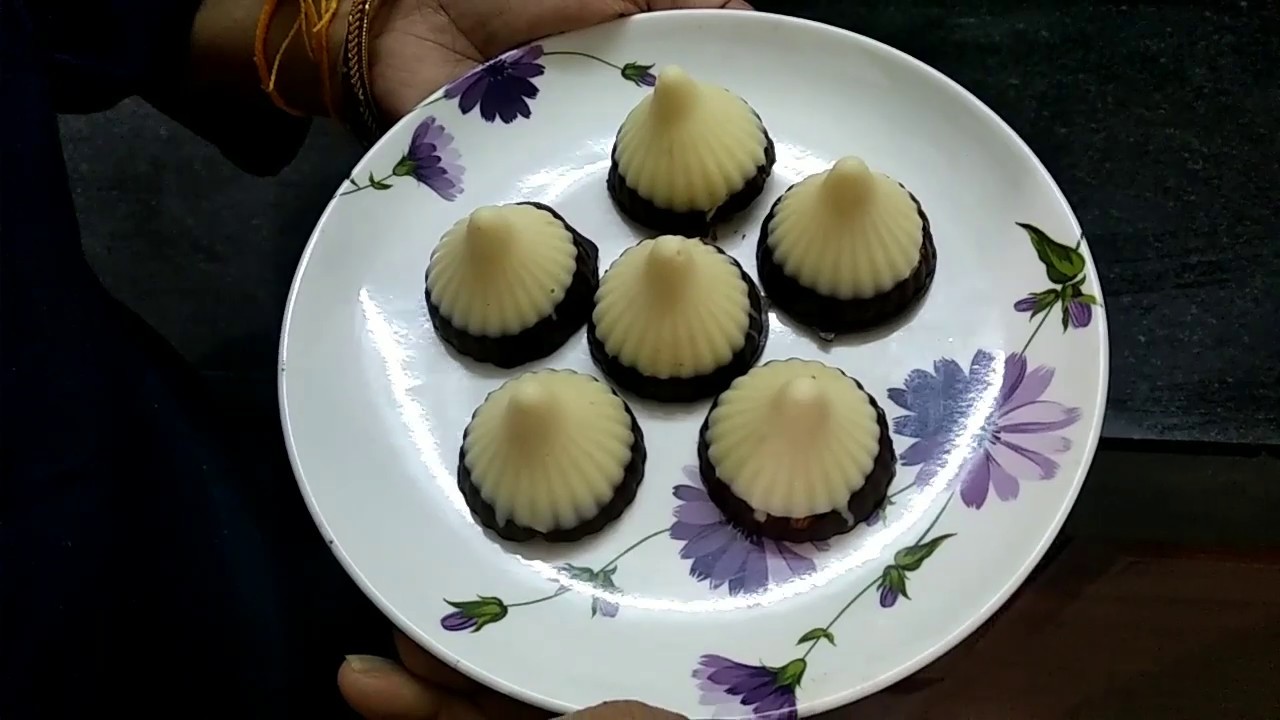 Make Mewa fillled chocolate Modak with 3 ingredients|Sirf 3 cheezon se ...