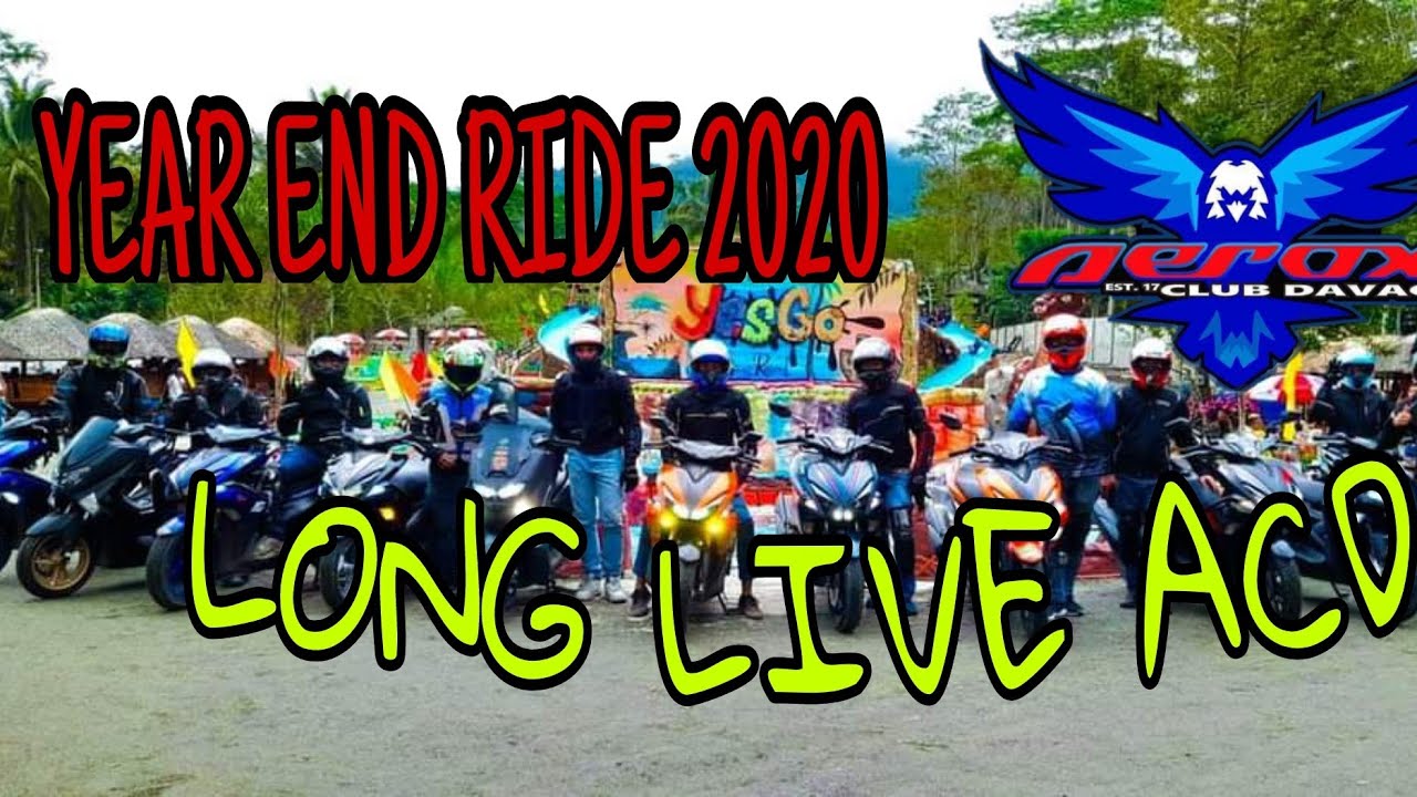 YES GO COLD SPRING RESORT YEAR END RIDE - AEROX CLUB DAVAO (ACD) - YouTube