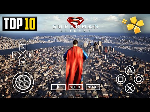 Top 10 Super Hero PSP Games for Android of 2023 | New PPSSPP Games for Android | PSP Emulator Games