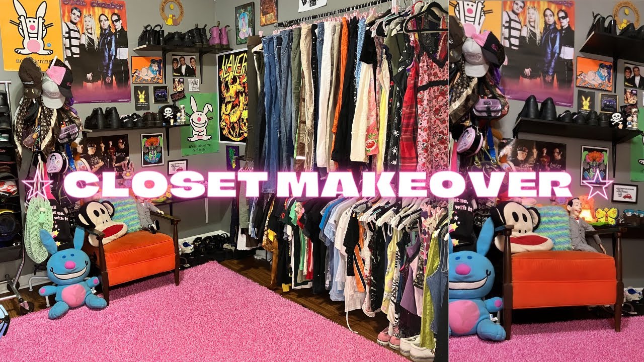 MAXIMALIST CLOSET MAKEOVER/CLEAN OUT 2022 *PINTEREST WORTHY* - YouTube
