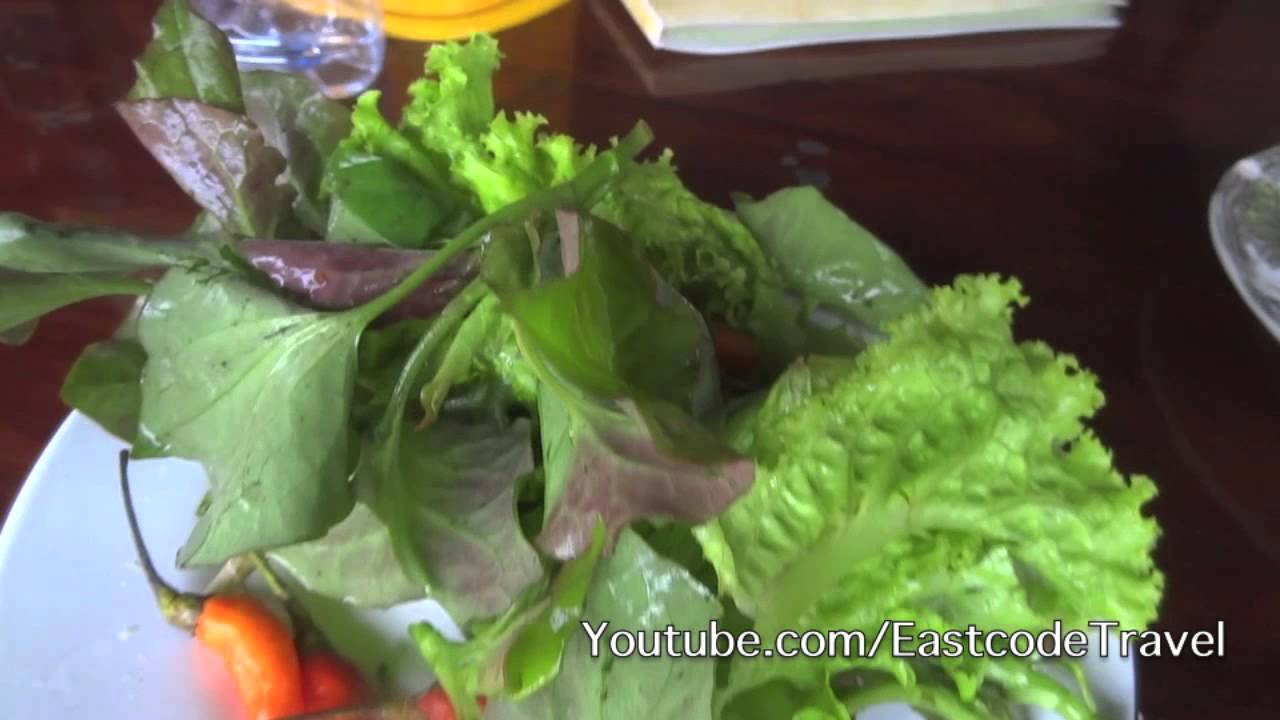 minced pork spicy salad Larp moo Muang Khoa Laos - YouTube