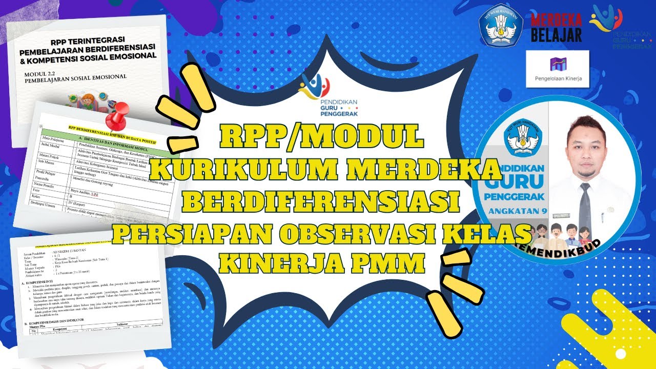 CARA MEMBUAT RPP MODUL KURIKULUM MERDEKA BERDIFERENSIASI OBSERVASI ...