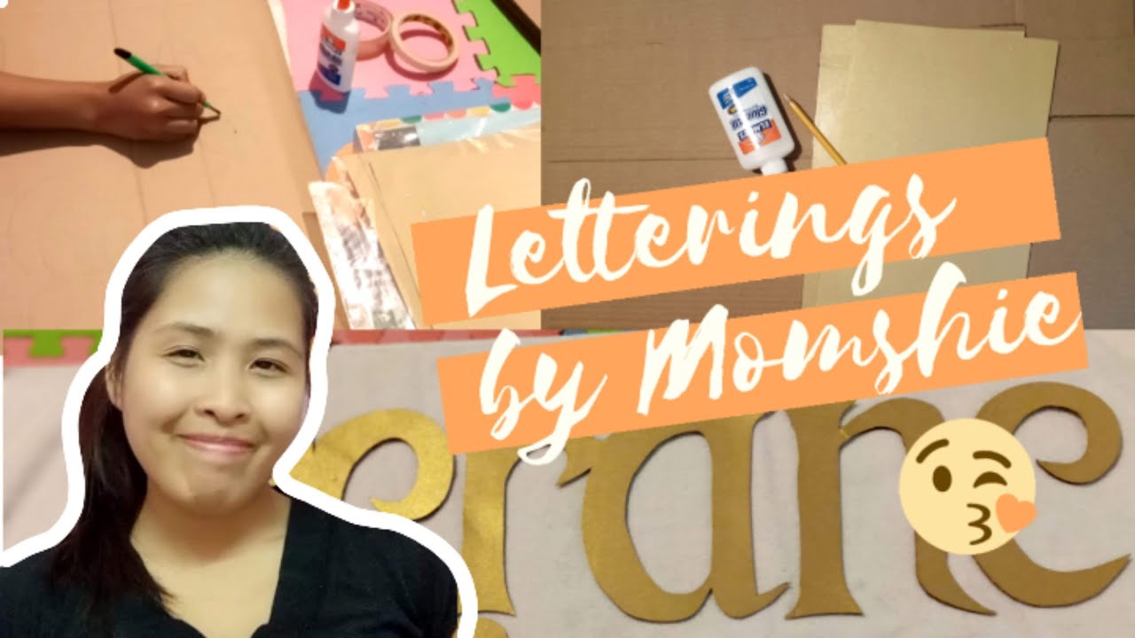 Lettering made from Recycled Materials | DIY | - YouTube