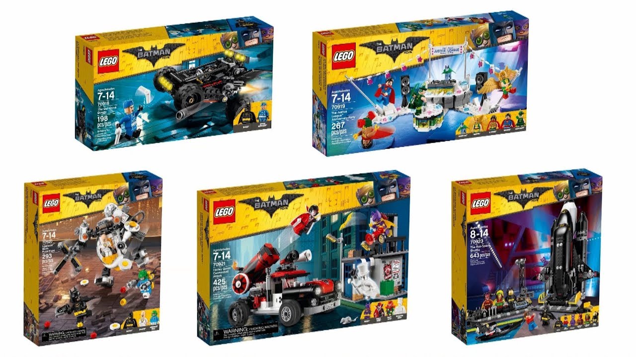 NOWOŚCI STYCZEŃ 2018 LEGO BATMAN MOVIE - YouTube