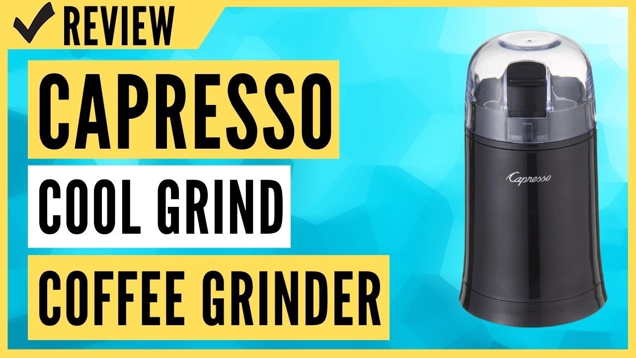 Capresso Cool Grind Coffee And Spice Grinder Review - YouTube