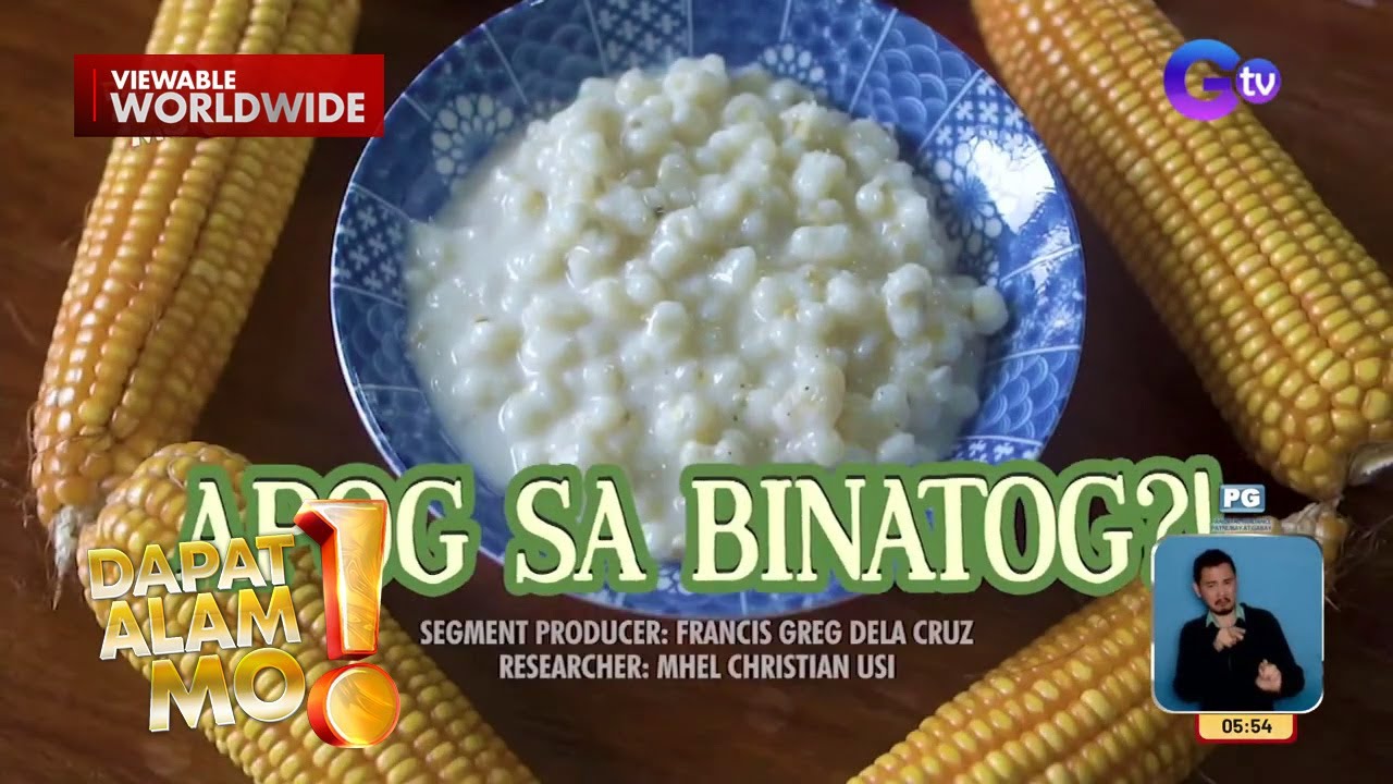 Apog, ginagamit sa pagluluto ng binatog?! | Dapat Alam Mo! - YouTube