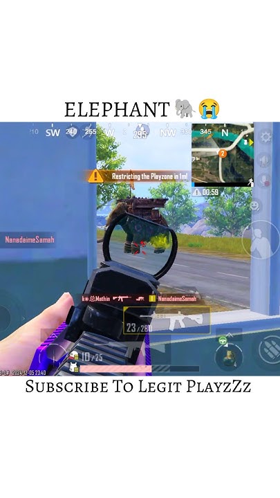 BGMI ELEPHANT 🐘😭 ! #shorts #1v4clutch #bgmi #pubgmobile - YouTube