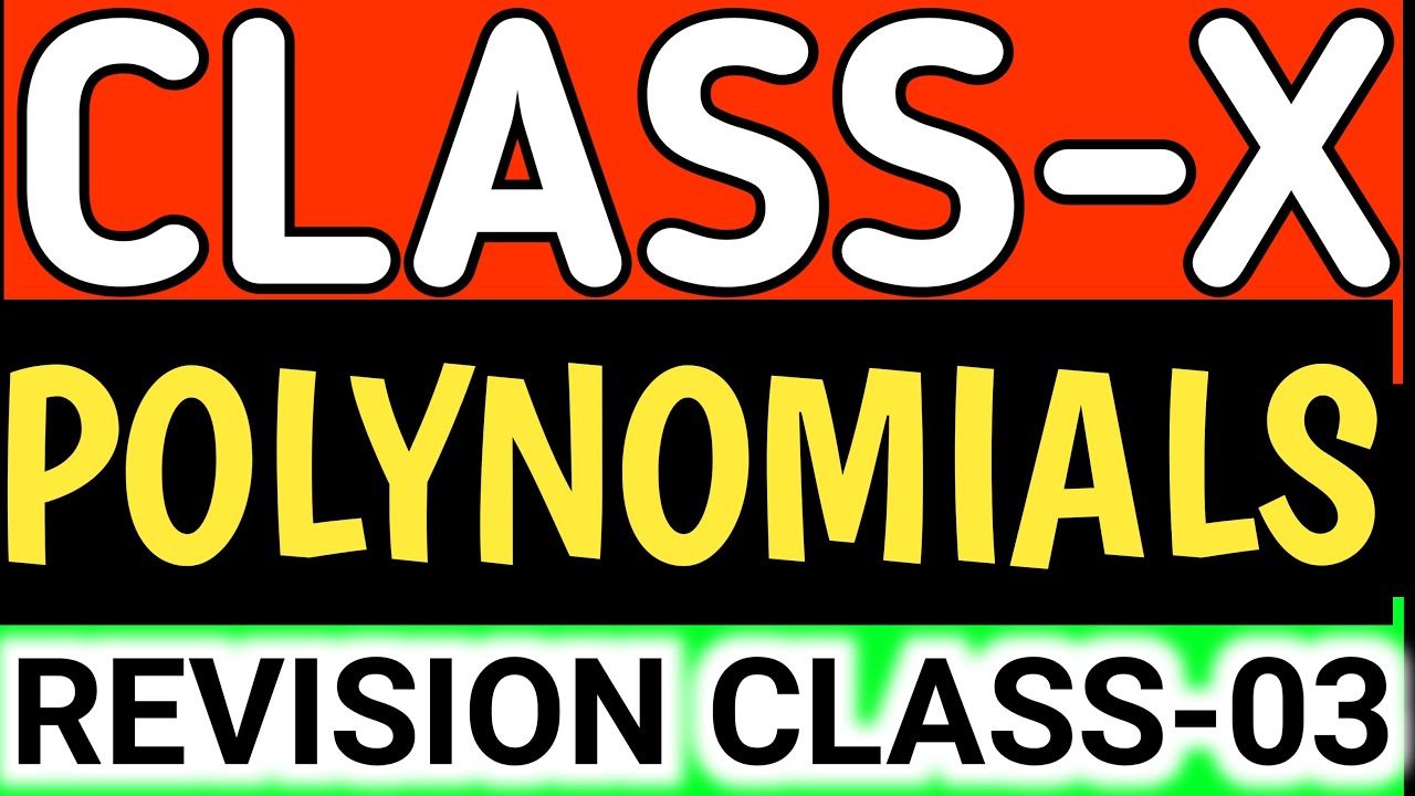 polynomials class 10 cbse ! polynomials class 10 ! polynomials class 10 ncert ! - YouTube