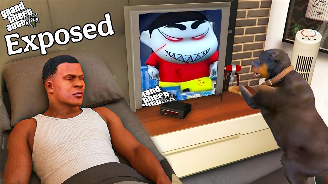 Franklin Discovers Hidden Secret horror Tunnel in Franklin Room GTA5 ...