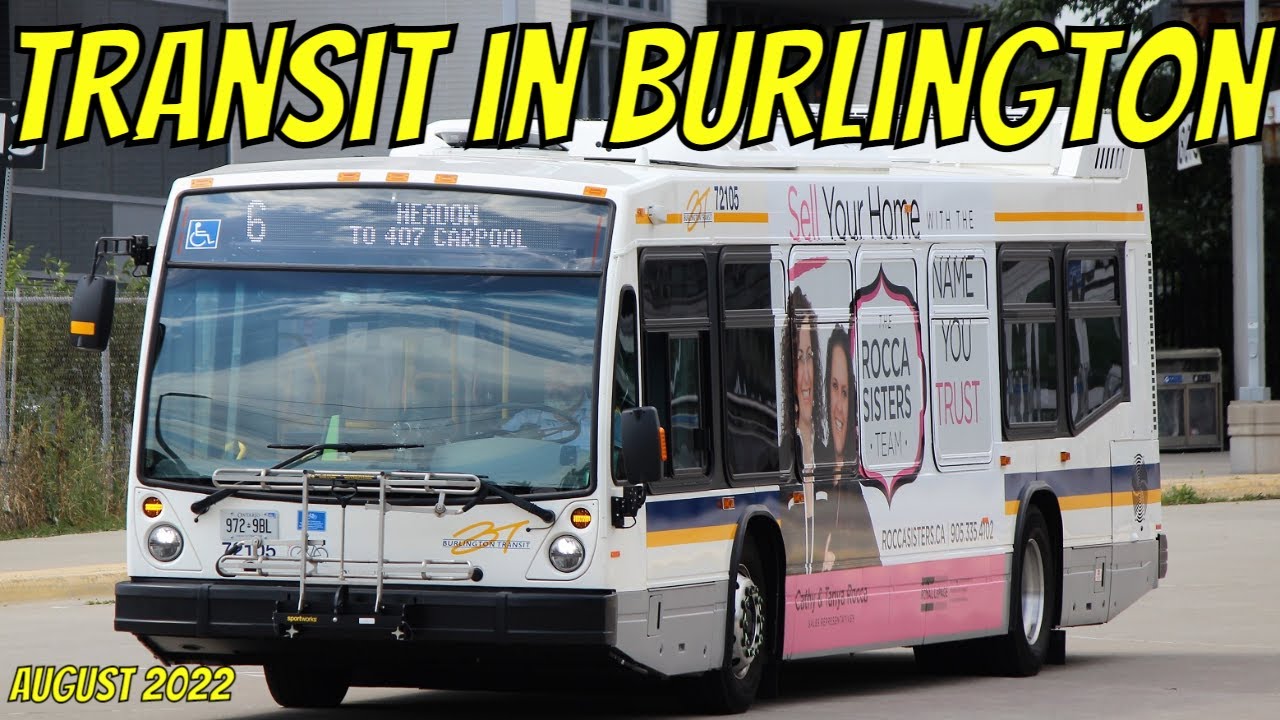Burlington Transit Buses | Burlington (August 2022) - YouTube