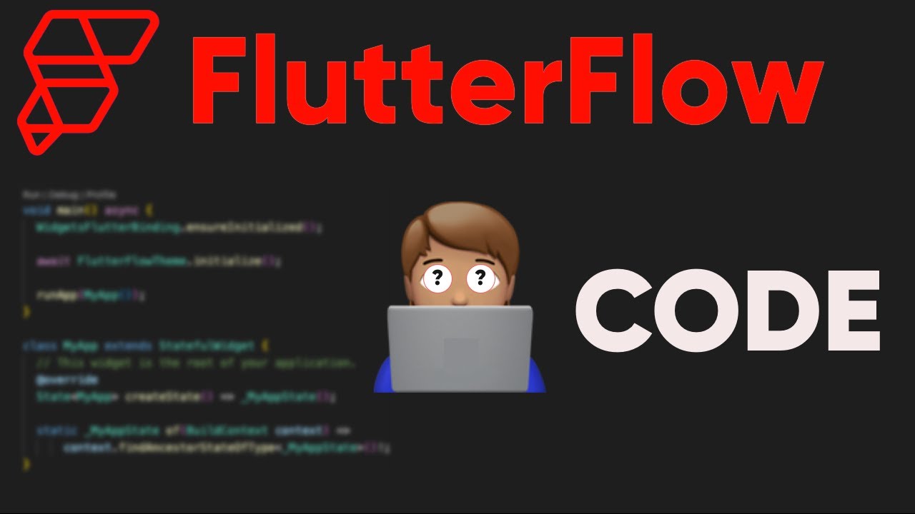 FLUTTERFLOW : A quoi ressemble le code Flutter généré? - YouTube