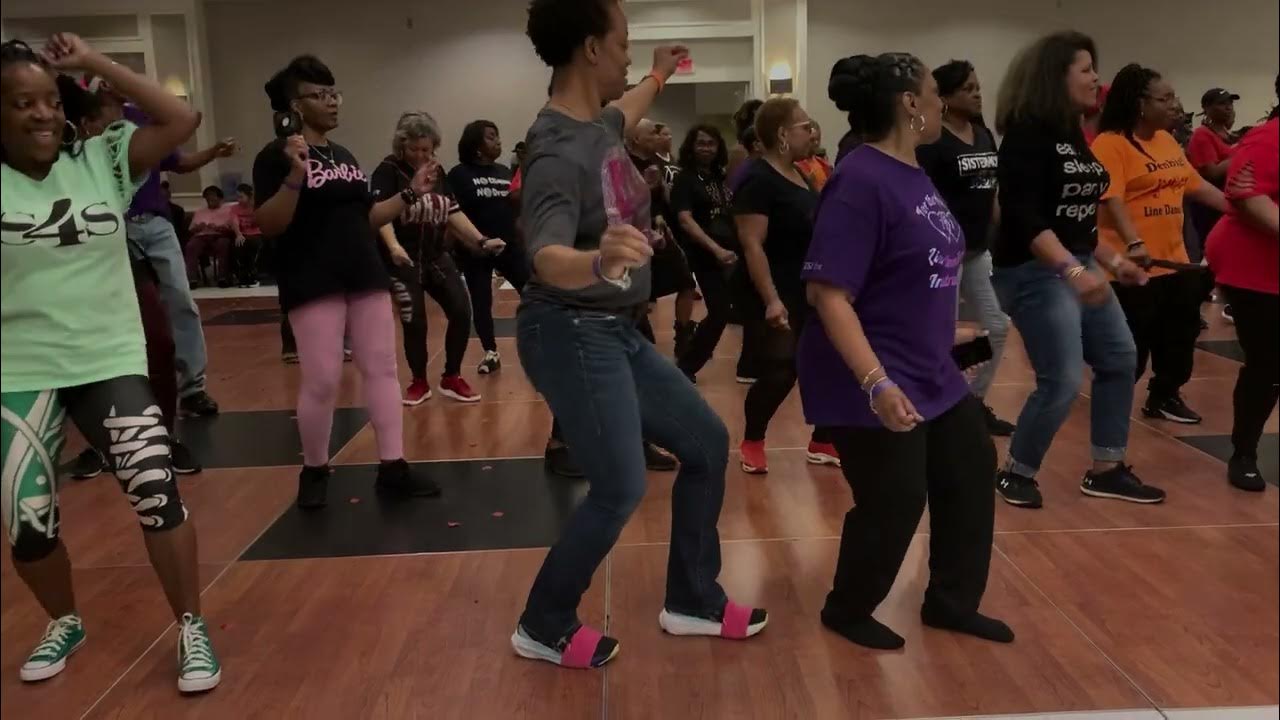 Roll some Mo Line Dance at Beginner's Ball - Richmond VA - YouTube