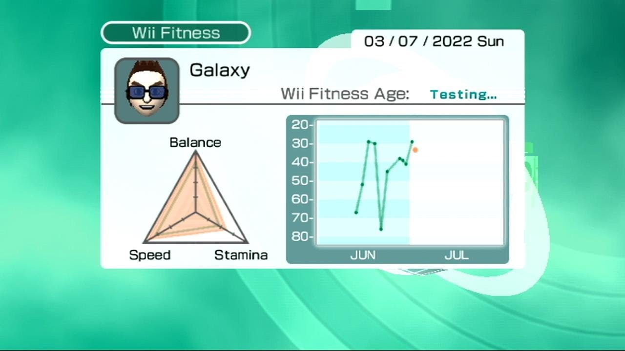 Wii Sports - Wii Fitness: Age 36 - YouTube