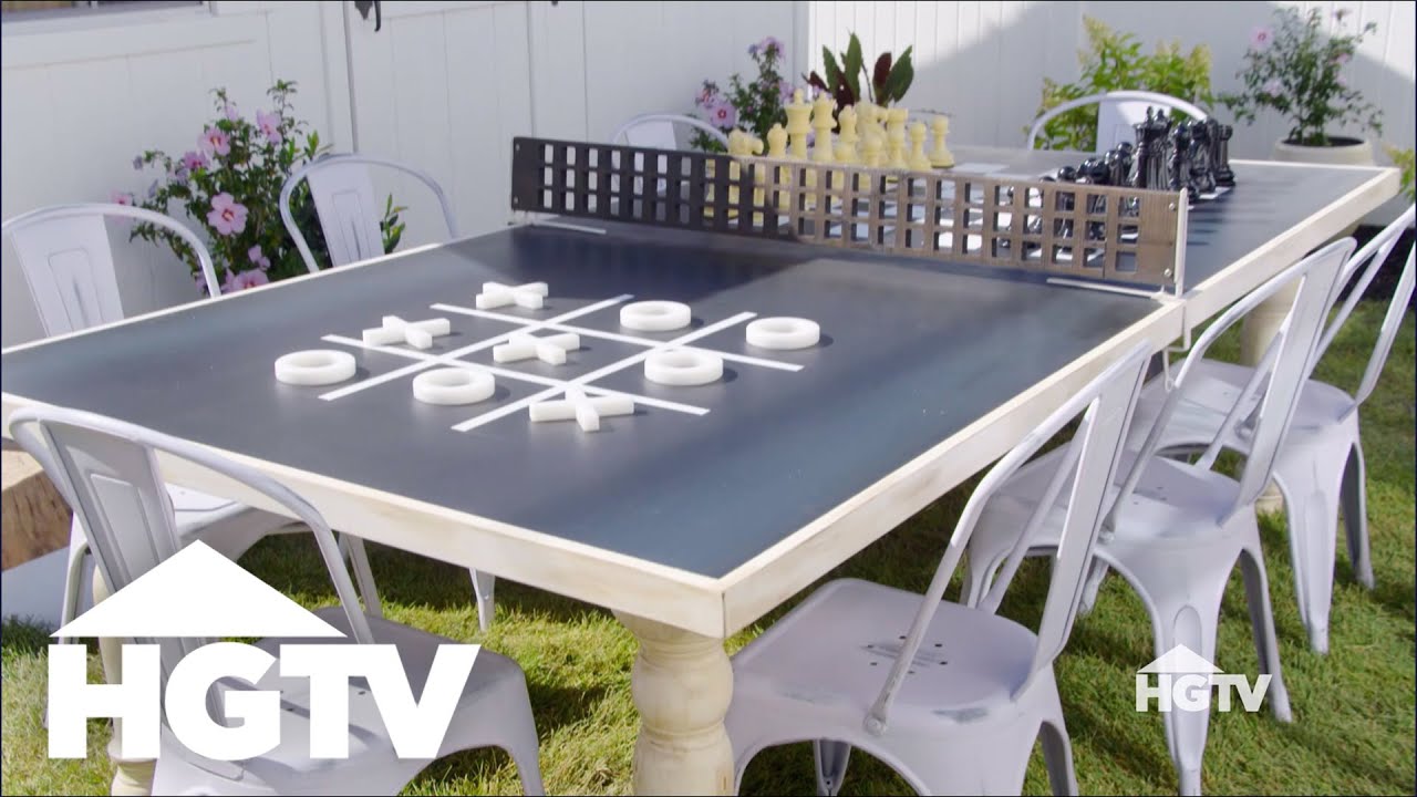 Game Table | Extreme Makeover: Home Edition | HGTV - YouTube
