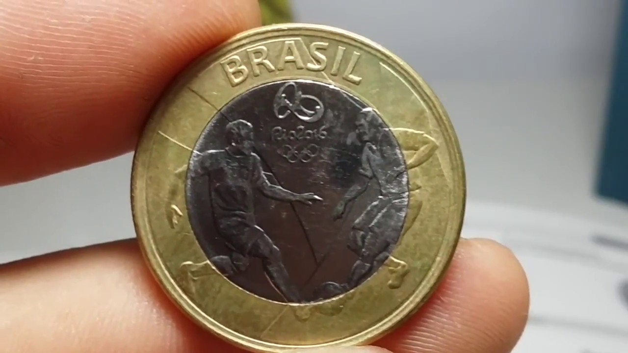Moeda olímpica de Futebol, vejam como valorizou pelo catálogo novo de ...