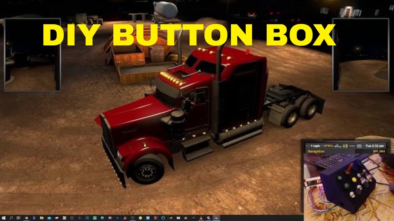 American Truck Simulator BUTTON BOX CONCEPT - YouTube