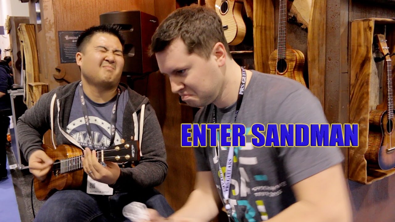 Popular Guitar Riffs on Ukulele - YouTube