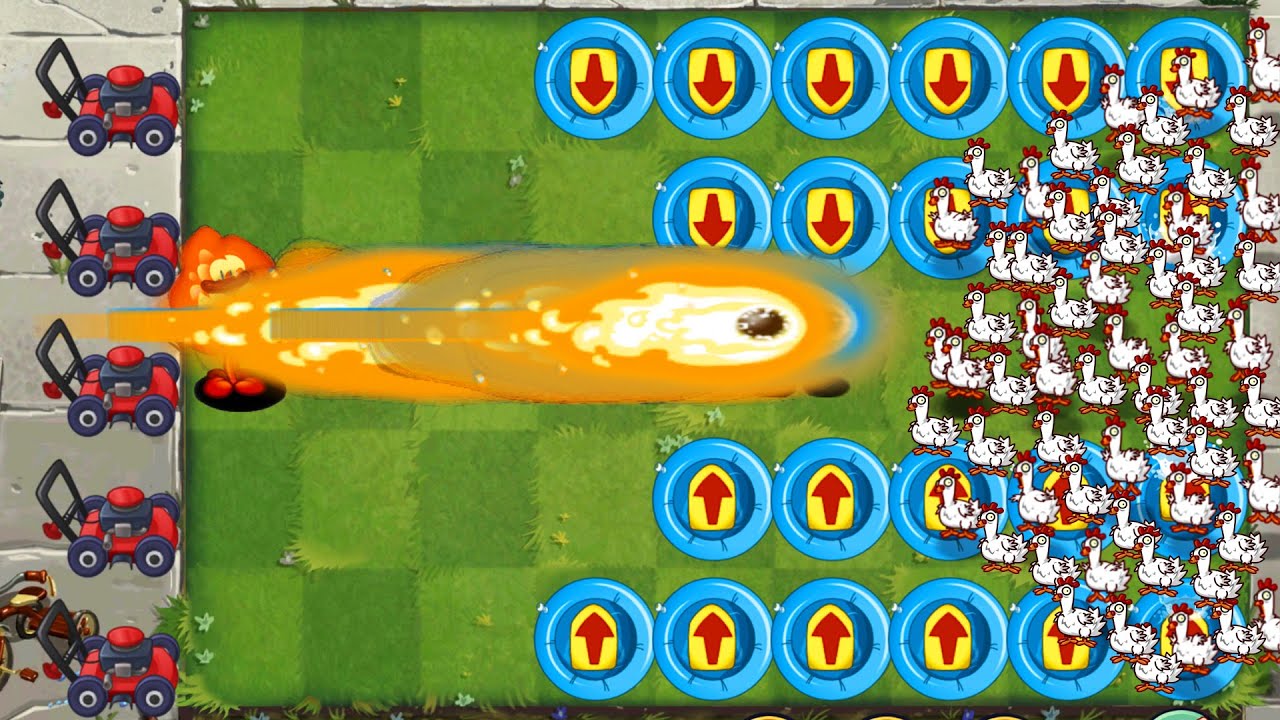 PvZ 2 Every 100 Plant Max Level vs 999 Zombie Chicken Plants vs Zombies ...