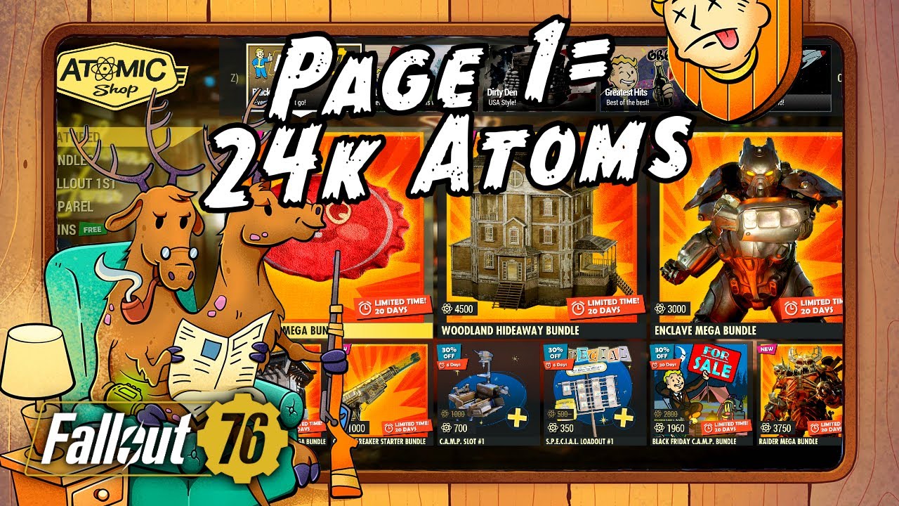Fallout 76: Atomic Shop (Mega Bundles Mega Prices) 26 November 2024 ...