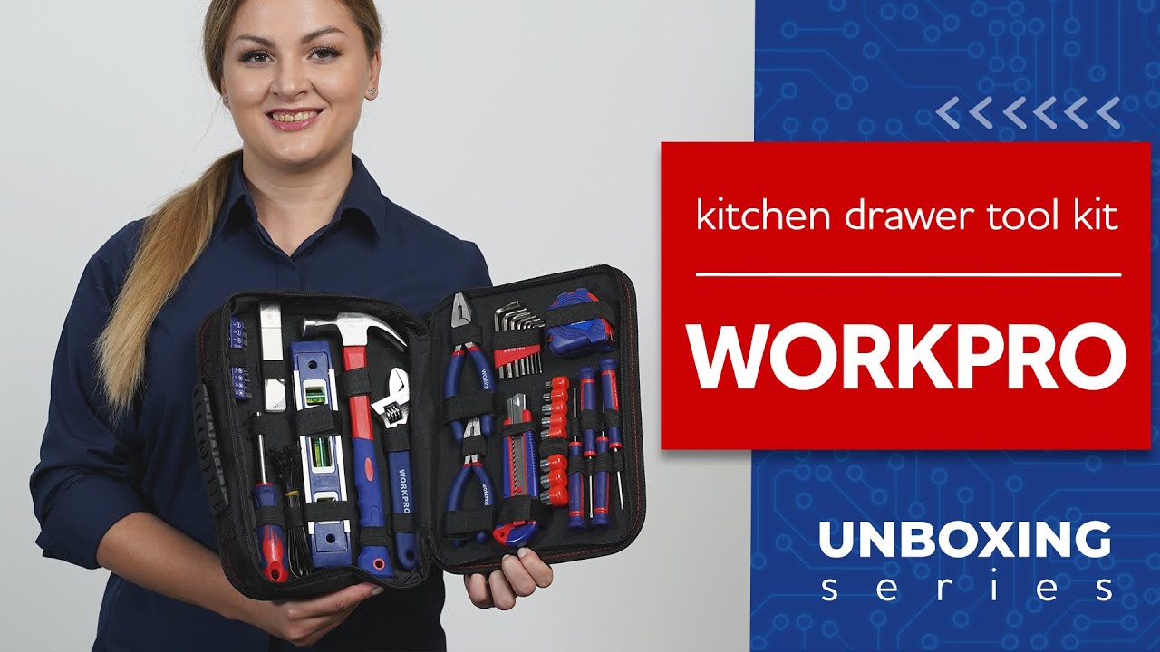 Complete Tool Set for Your Household - WorkPro W009057 [UNBOXING] - YouTube
