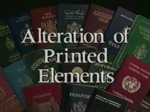 Passport Examination Techniques - YouTube