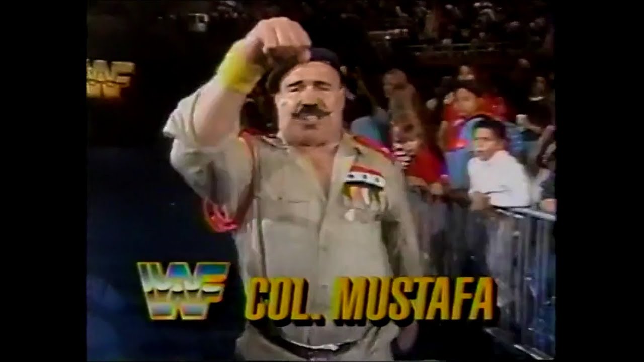 El Matador Tito Santana vs Colonel Mustafa Prime Time May 11th, 1992 ...