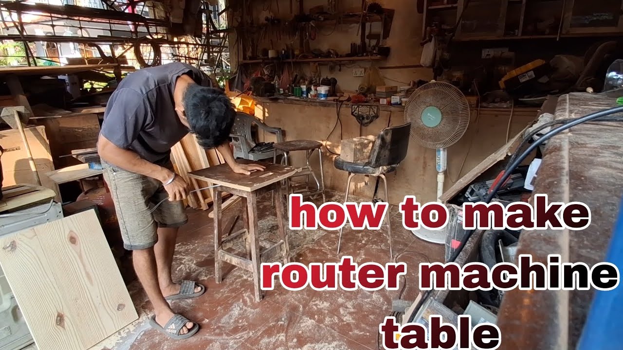 ️🛠🗜🔩how to make router machine table//रूटर मशीन टेबल कैसे बनाएं - YouTube